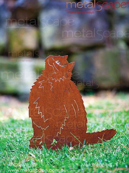 Metalscape Metal Garden Art - Cat - Australia