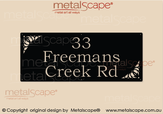 Large Property Sign - Classic Cut - Up to 3 Lines - Metalscape - Farm ...